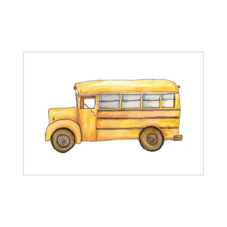 School Bus - Print & Co